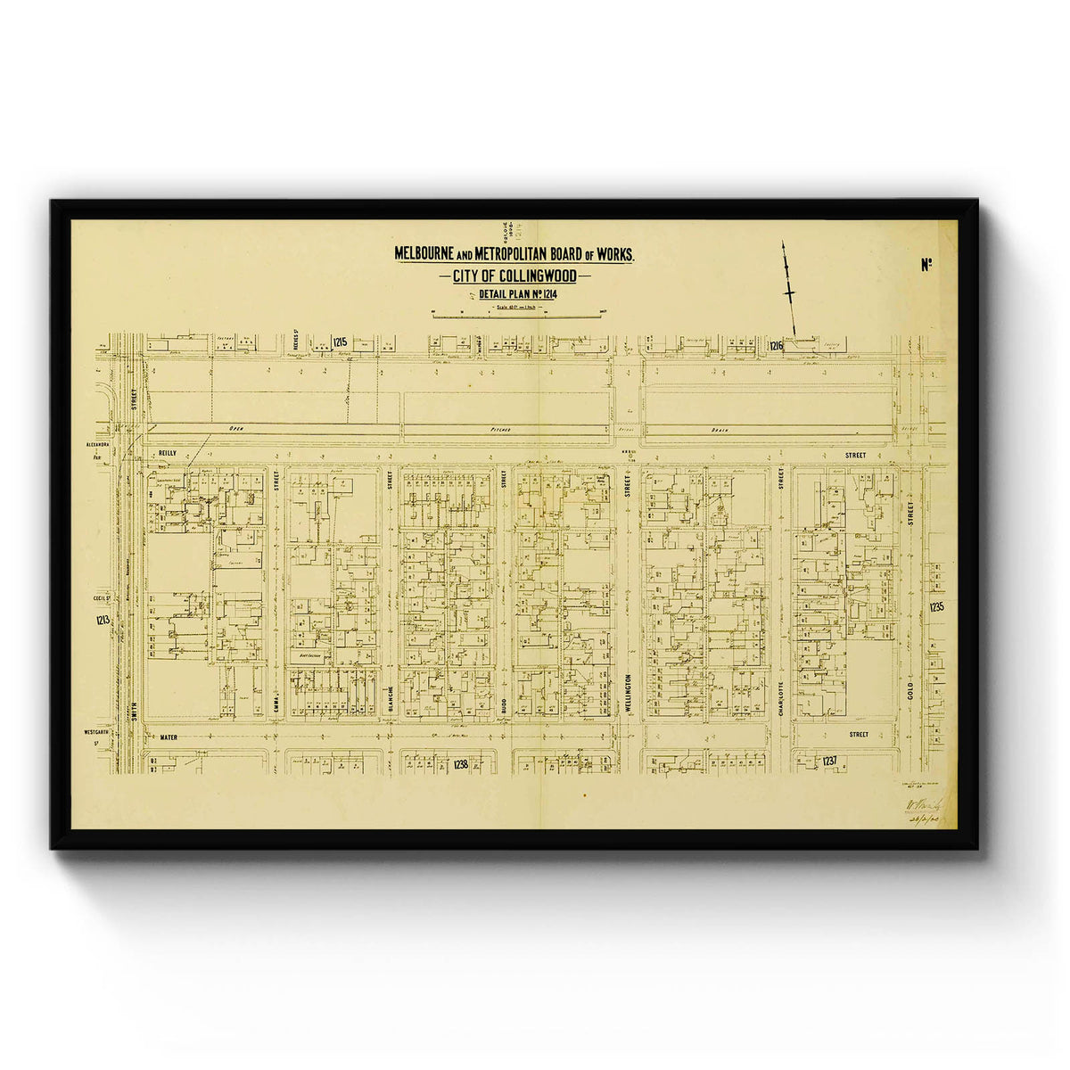 Collingwood, Victoria Australia Vintage Map #27 (1900) – Vintage Maps