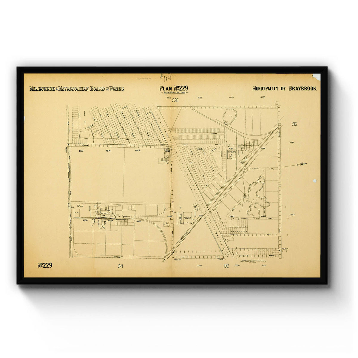 Braybrook, Victoria Australia Vintage Map #25 (1941) – Vintage Maps