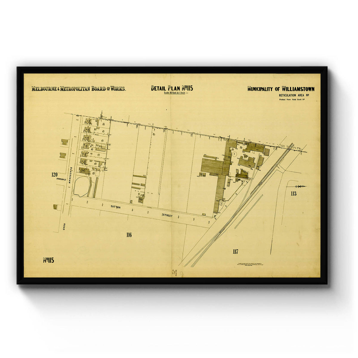 Williamstown, Victoria Australia Vintage Map #65 (1939) – Vintage Maps