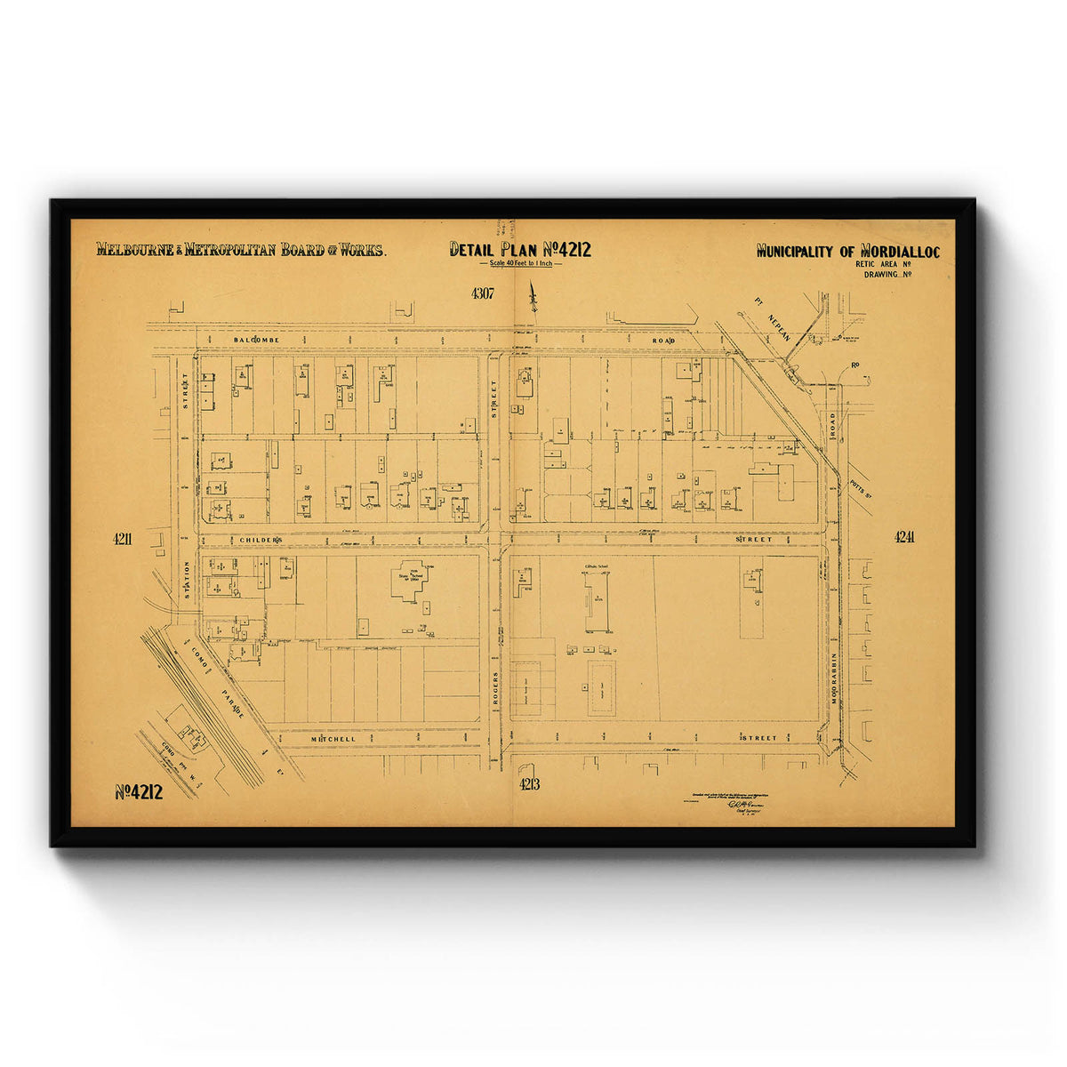 Mordialloc, Victoria Australia Vintage Map #113 (1939) – Vintage Maps