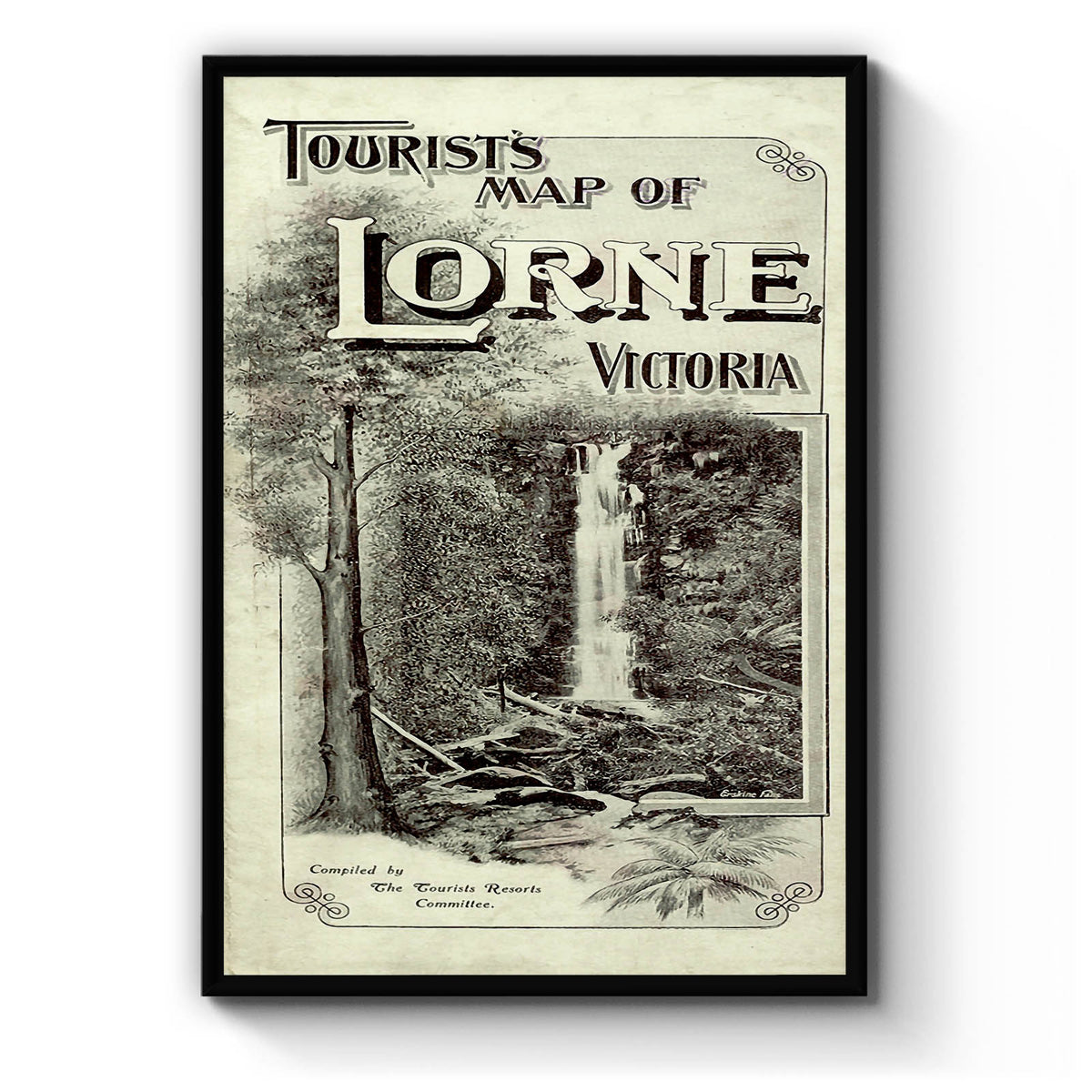 Lorne, Victoria Vintage Travel Advert #3 (1928) – Vintage Maps
