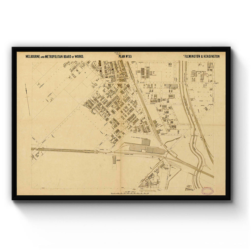 Kensington, Victoria Vintage Maps