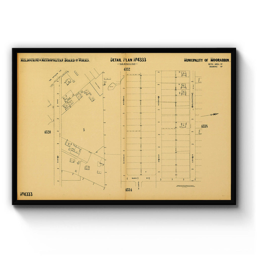 Cheltenham, Victoria Vintage Maps
