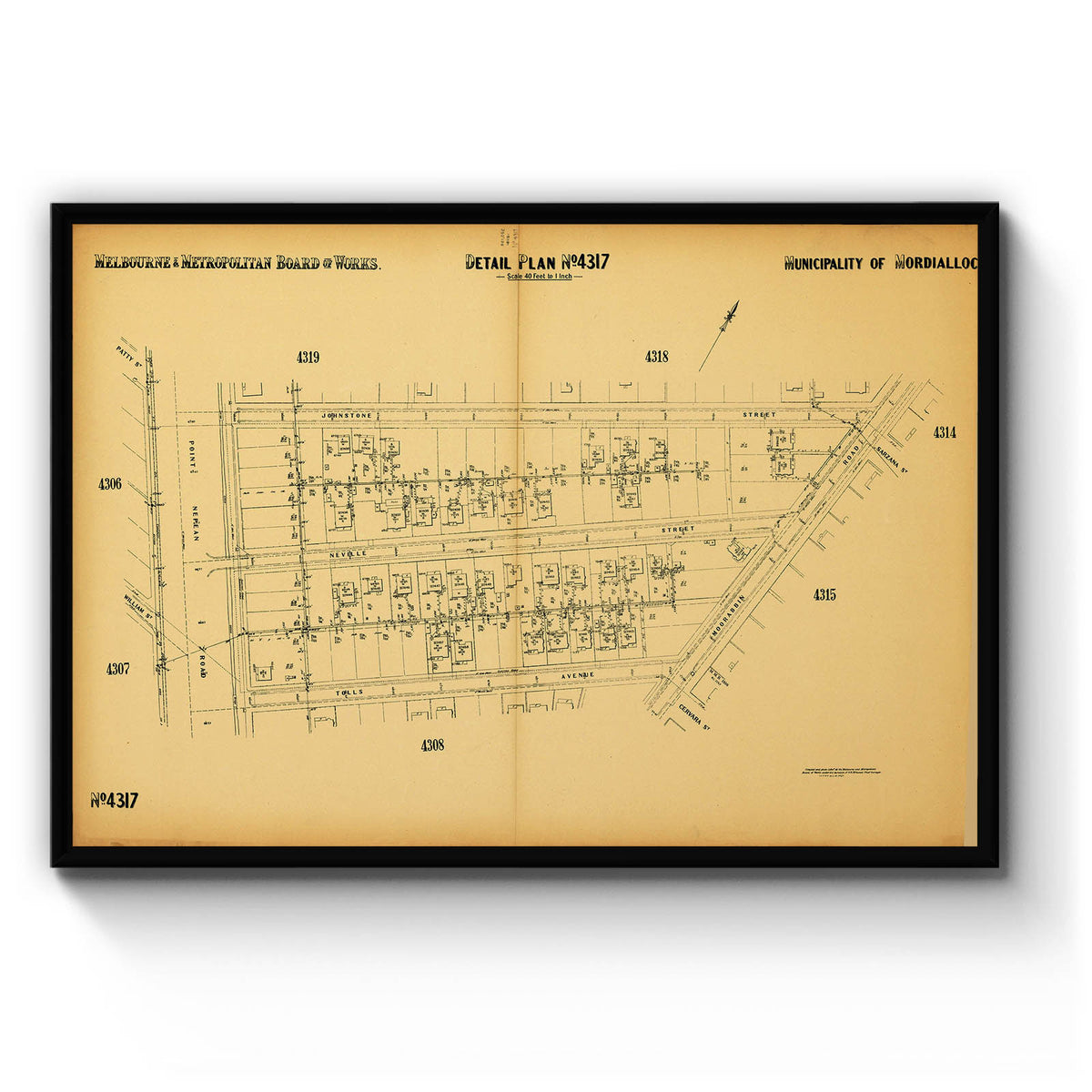 Mordialloc, Victoria Australia Vintage Map #46 (1941) – Vintage Maps