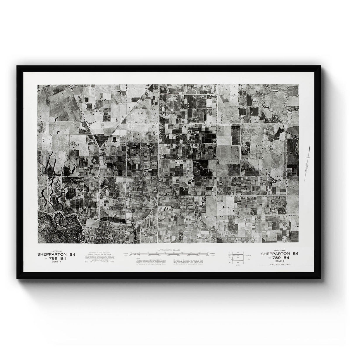 Shepparton, Victoria Australia Vintage Map #13 (1949) – Vintage Maps