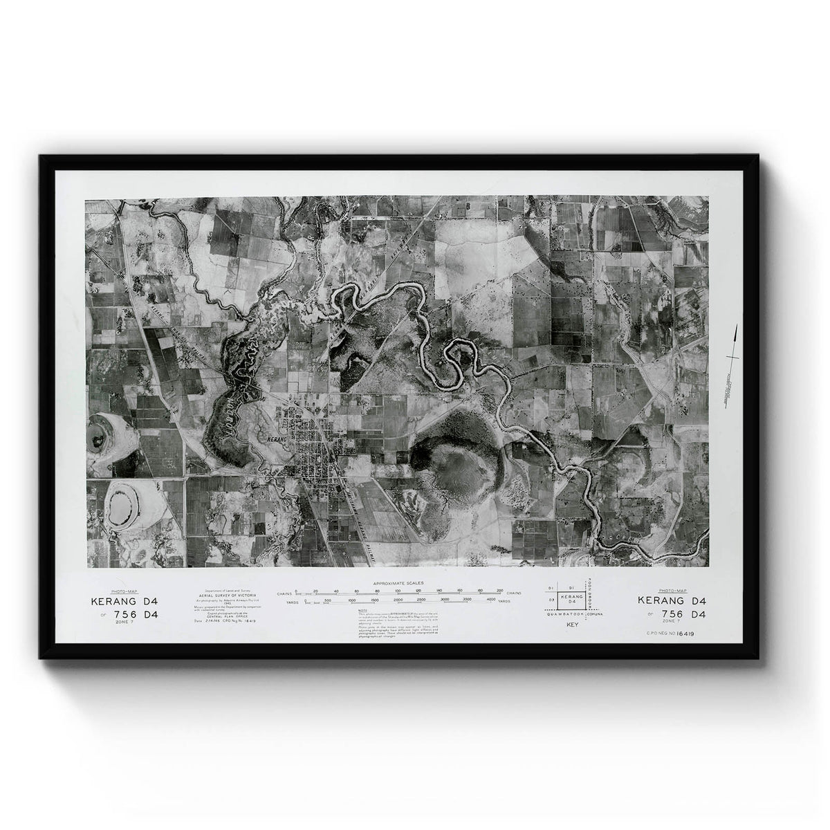 Kerang, Victoria Australia Vintage Map #3 (1946) – Vintage Maps