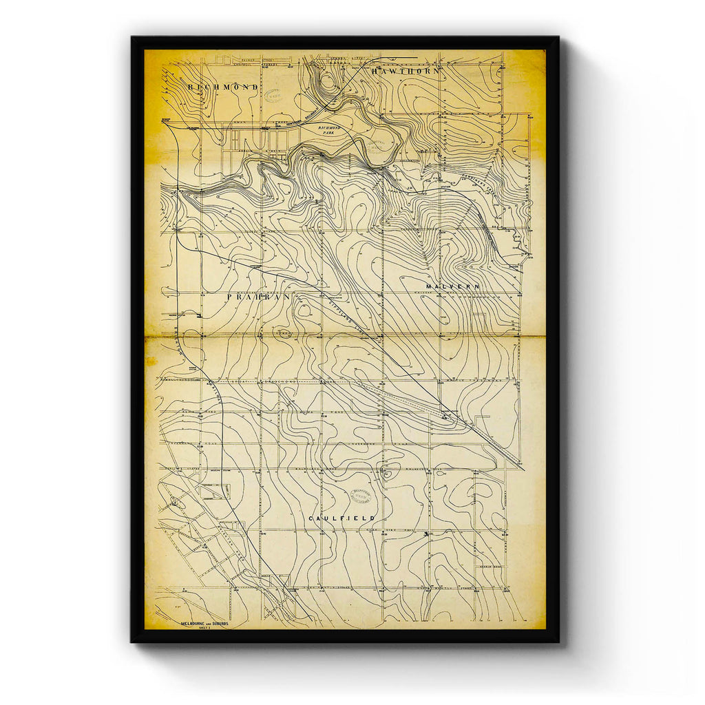 Armadale, Victoria Vintage Maps