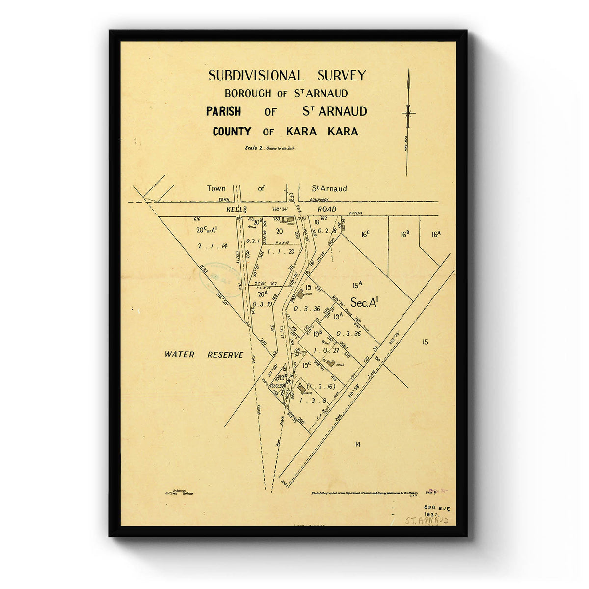 St Arnaud, Victoria Australia Vintage Map #11 (1927) – Vintage Maps
