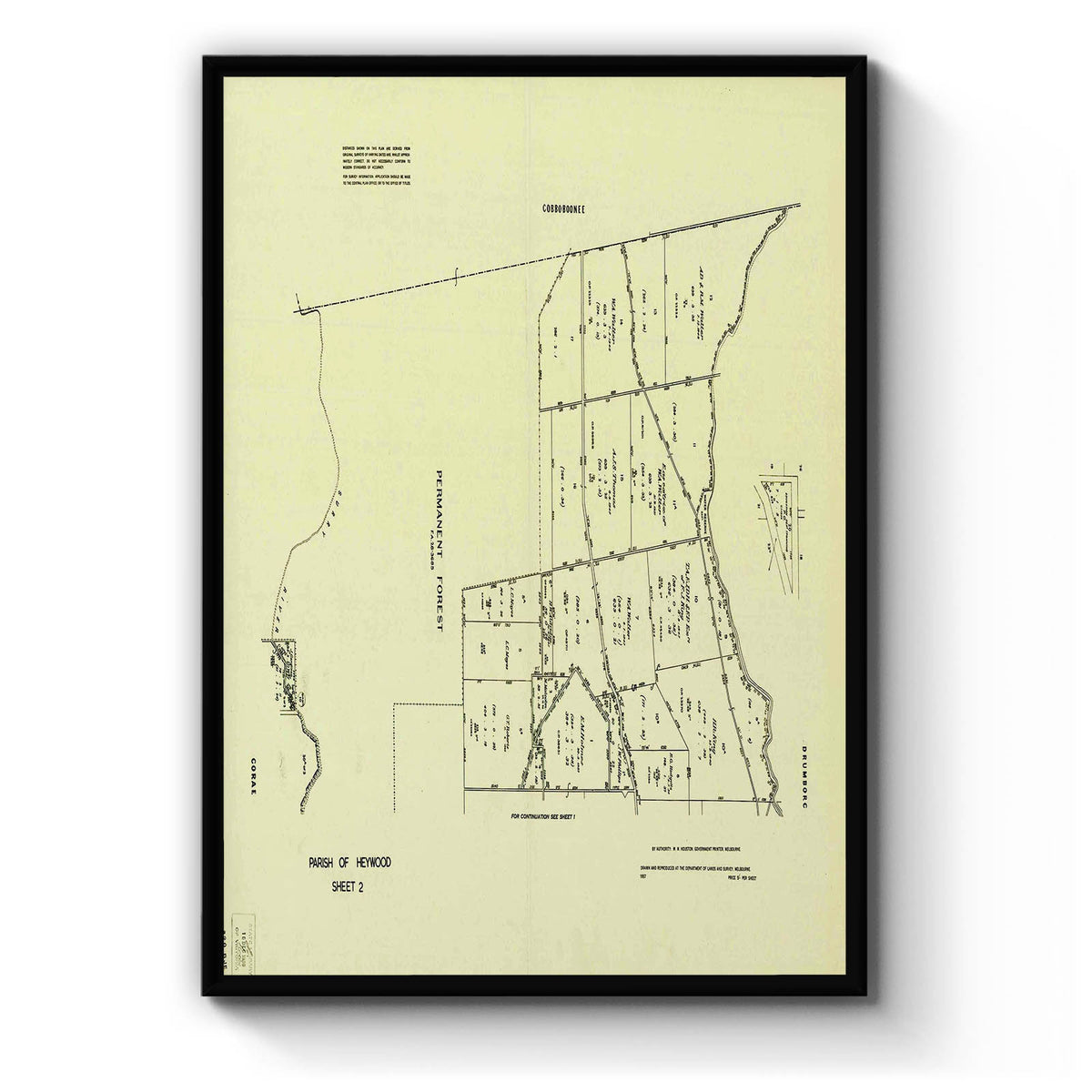 Heywood, Victoria Australia Vintage Map #5 (1957) – Vintage Maps