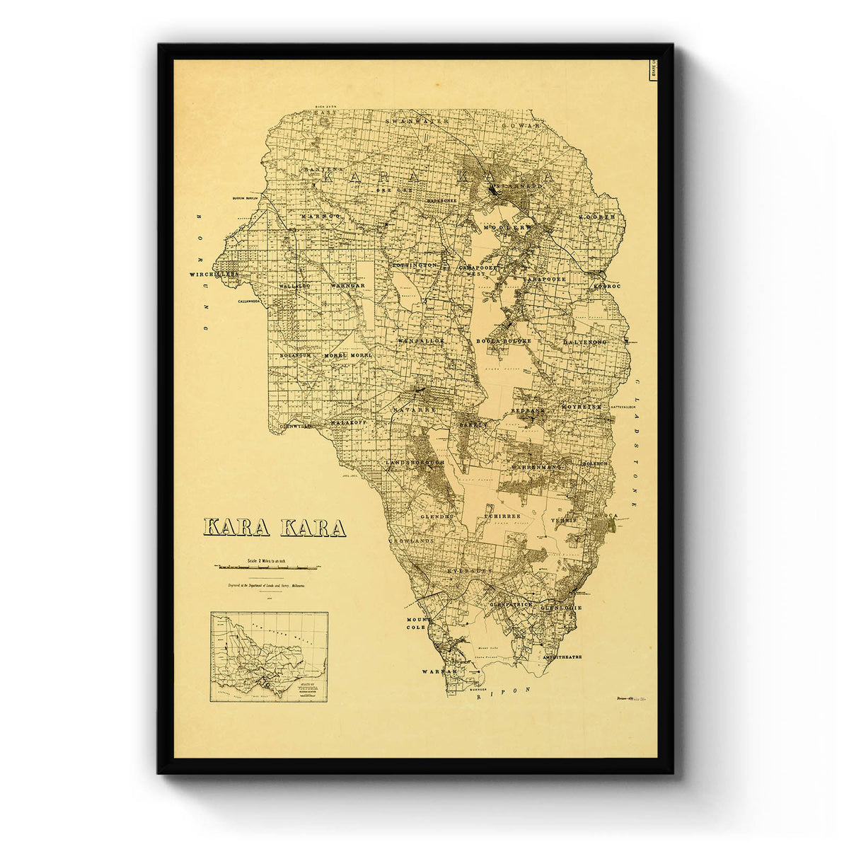 St Arnaud, Victoria Australia Vintage Map #8 (1931) – Vintage Maps