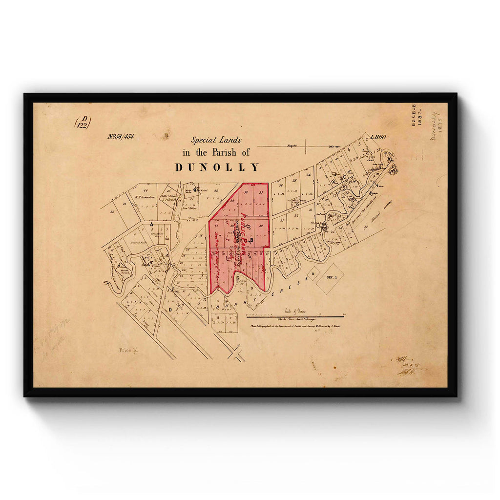 Dunolly, Victoria Vintage Maps