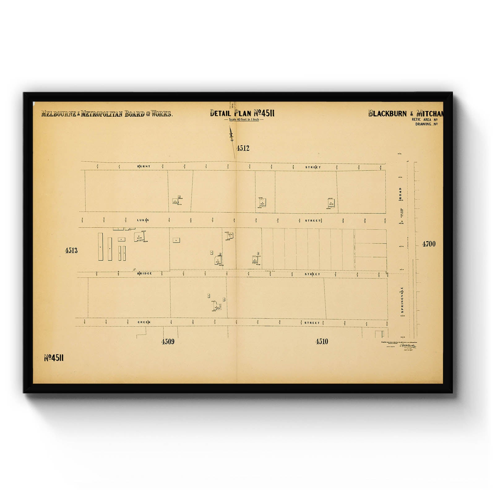Blackburn, Victoria Australia Vintage Map #35 (1936) – Vintage Maps