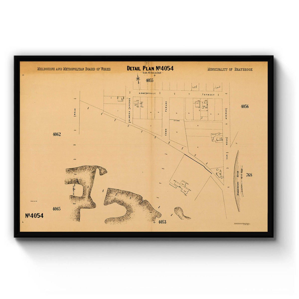 Maribyrnong, Victoria Australia Vintage Map #13 (1946) – Vintage Maps