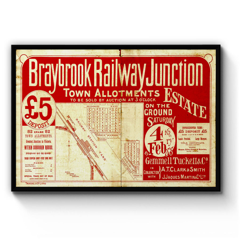 Braybrook, Victoria Vintage Maps