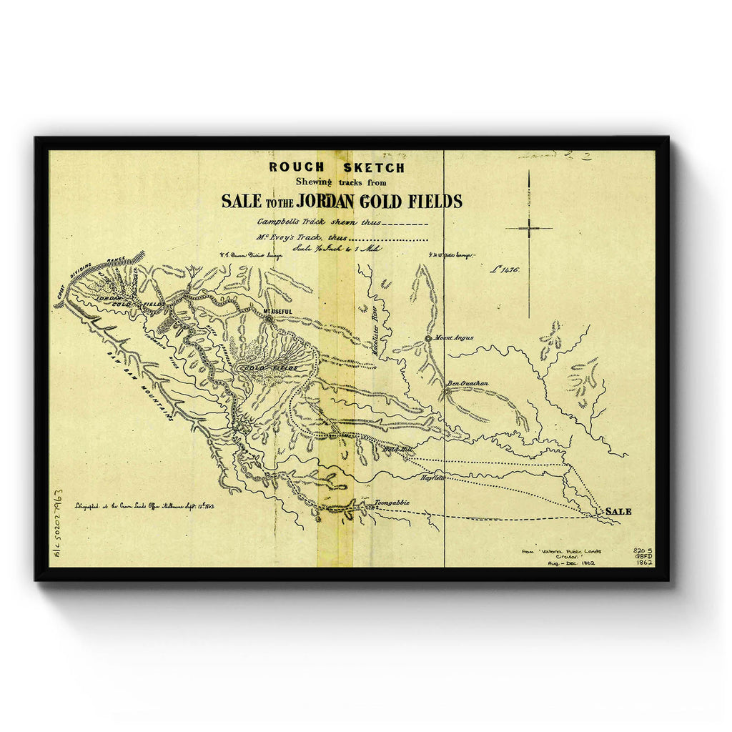 Sale, Victoria Vintage Maps