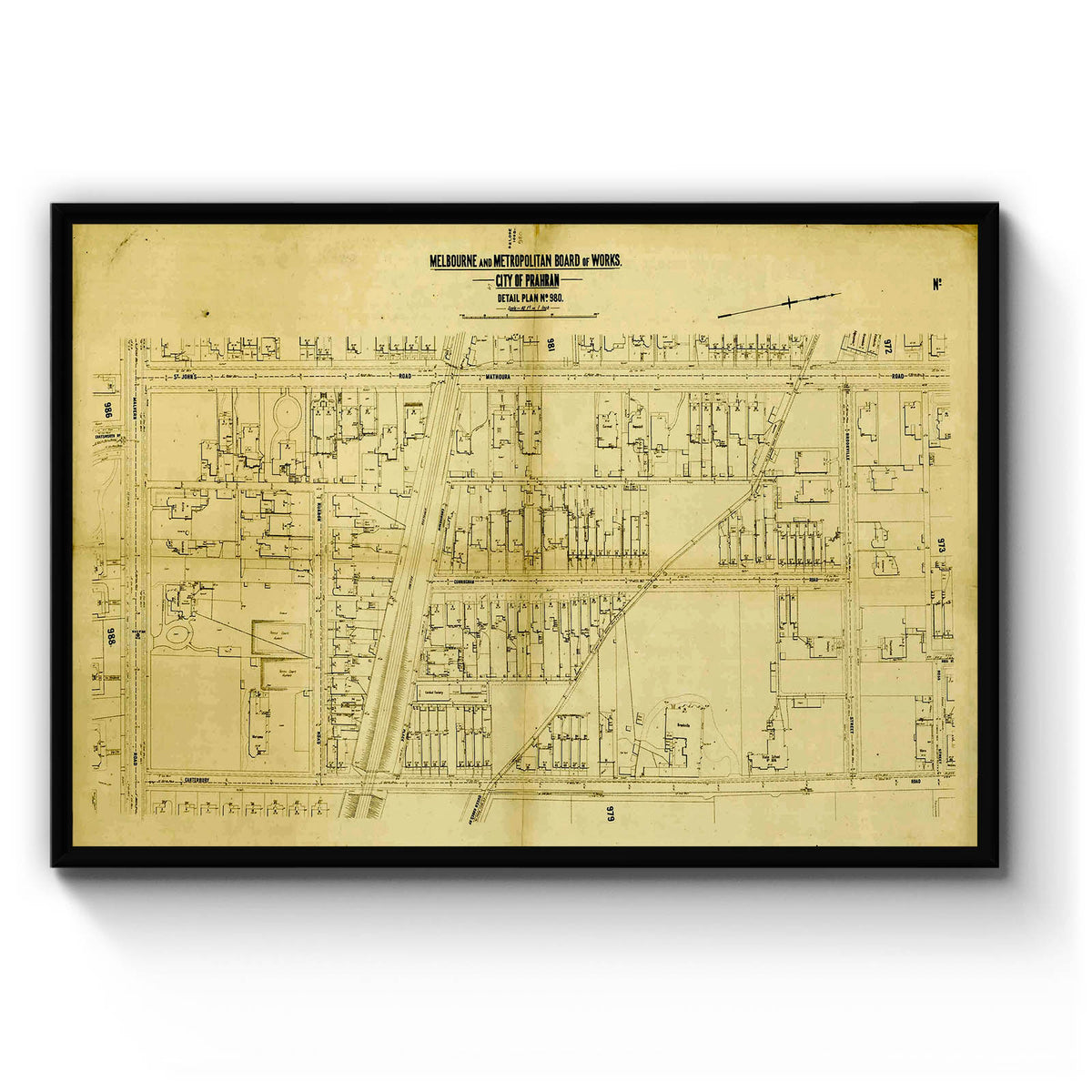 Toorak, Victoria Australia Vintage Map #30 (1899) – Vintage Maps
