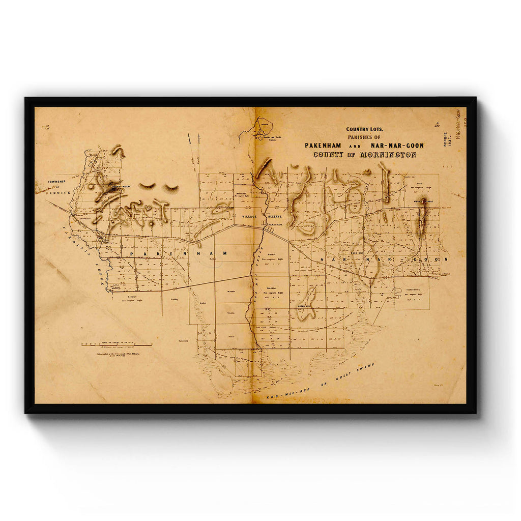 Pakenham, Victoria Vintage Maps