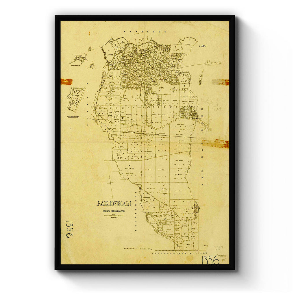 Pakenham, Victoria Vintage Maps