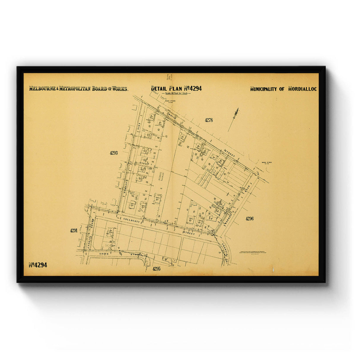Mordialloc, Victoria Australia Vintage Map #66 (1940) – Vintage Maps