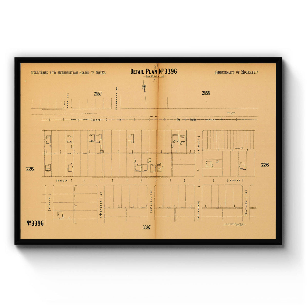 Moorabbin, Victoria Australia Vintage Map #4 (1947) – Vintage Maps