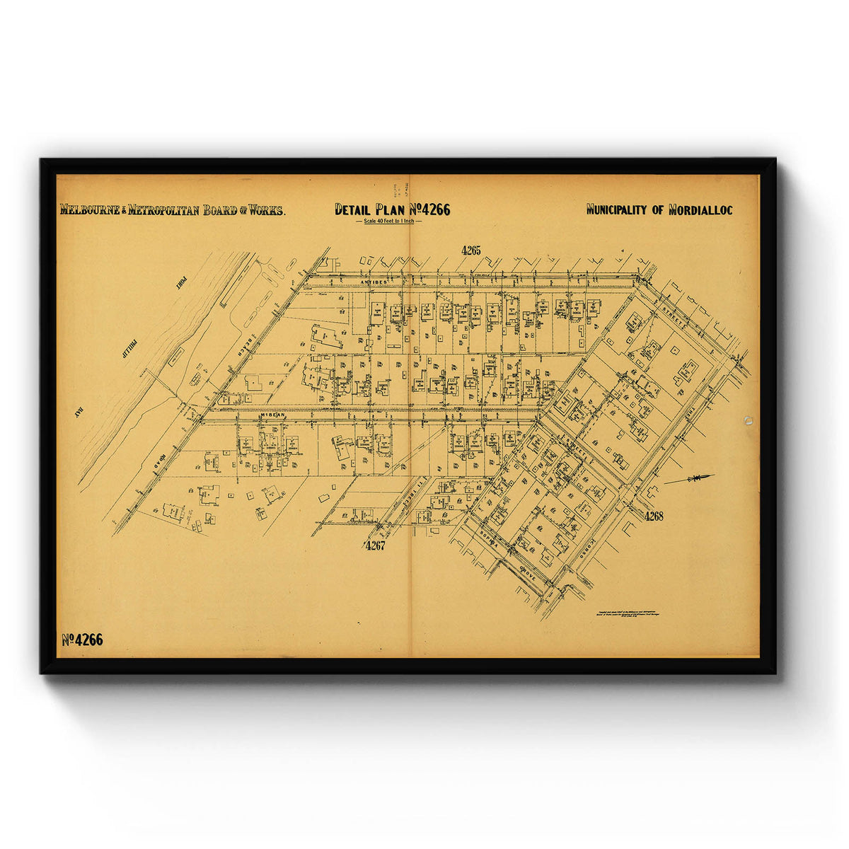 Mordialloc, Victoria Australia Vintage Map #70 (1940) – Vintage Maps