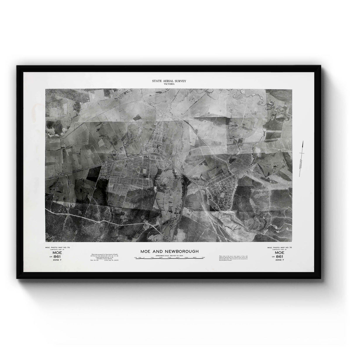 Moe, Victoria Australia Vintage Map #7 (1958) – Vintage Maps