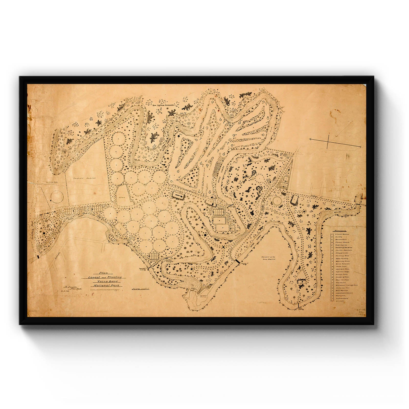 Fairfield, Victoria Australia Vintage Map #8 (1930) – Vintage Maps