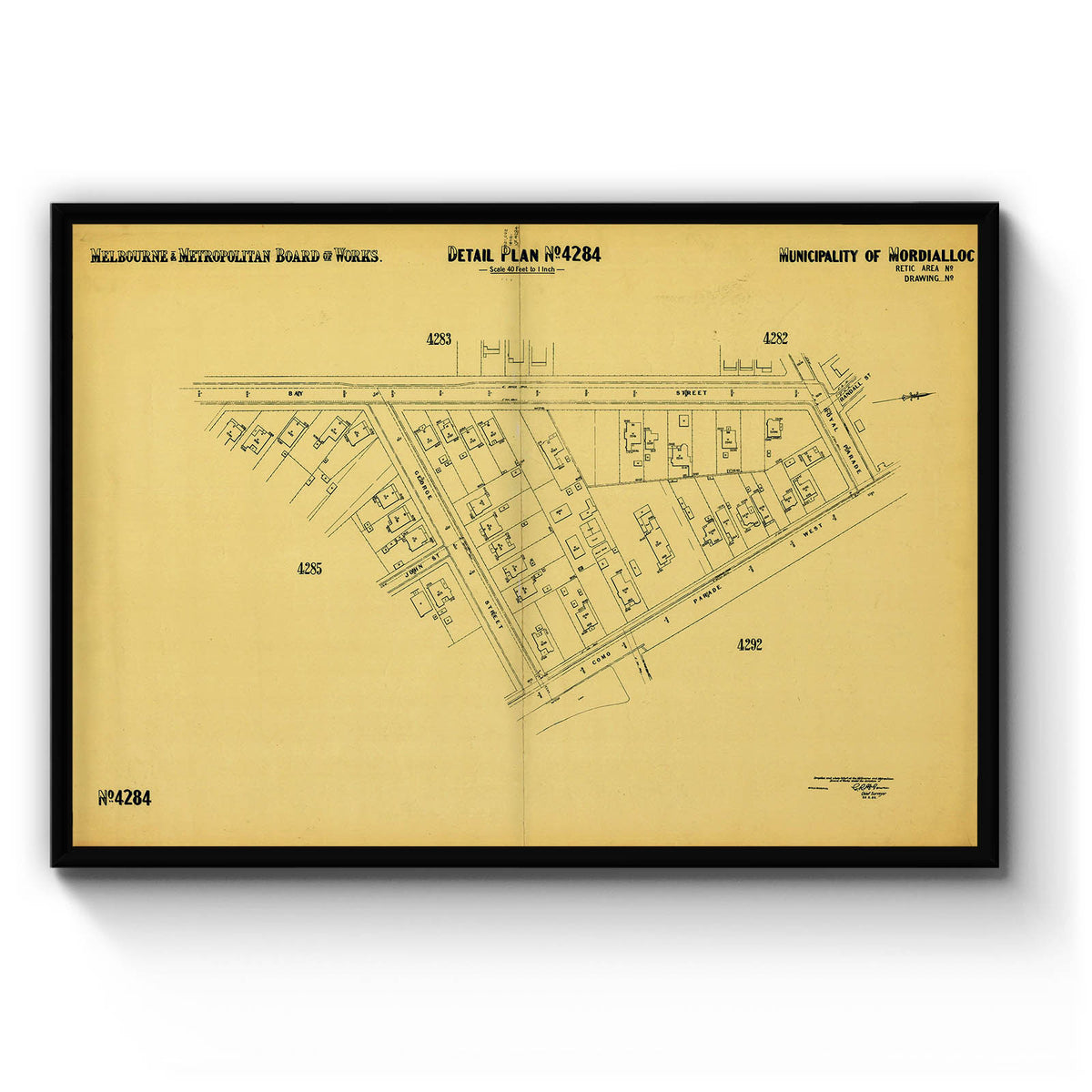 Mordialloc, Victoria Australia Vintage Map #114 (1938) – Vintage Maps