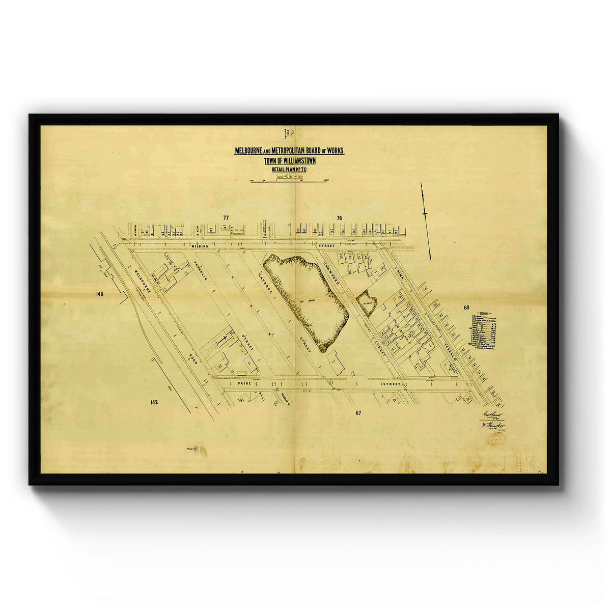 Williamstown, Victoria Australia Vintage Map #8 (1906) – Vintage Maps