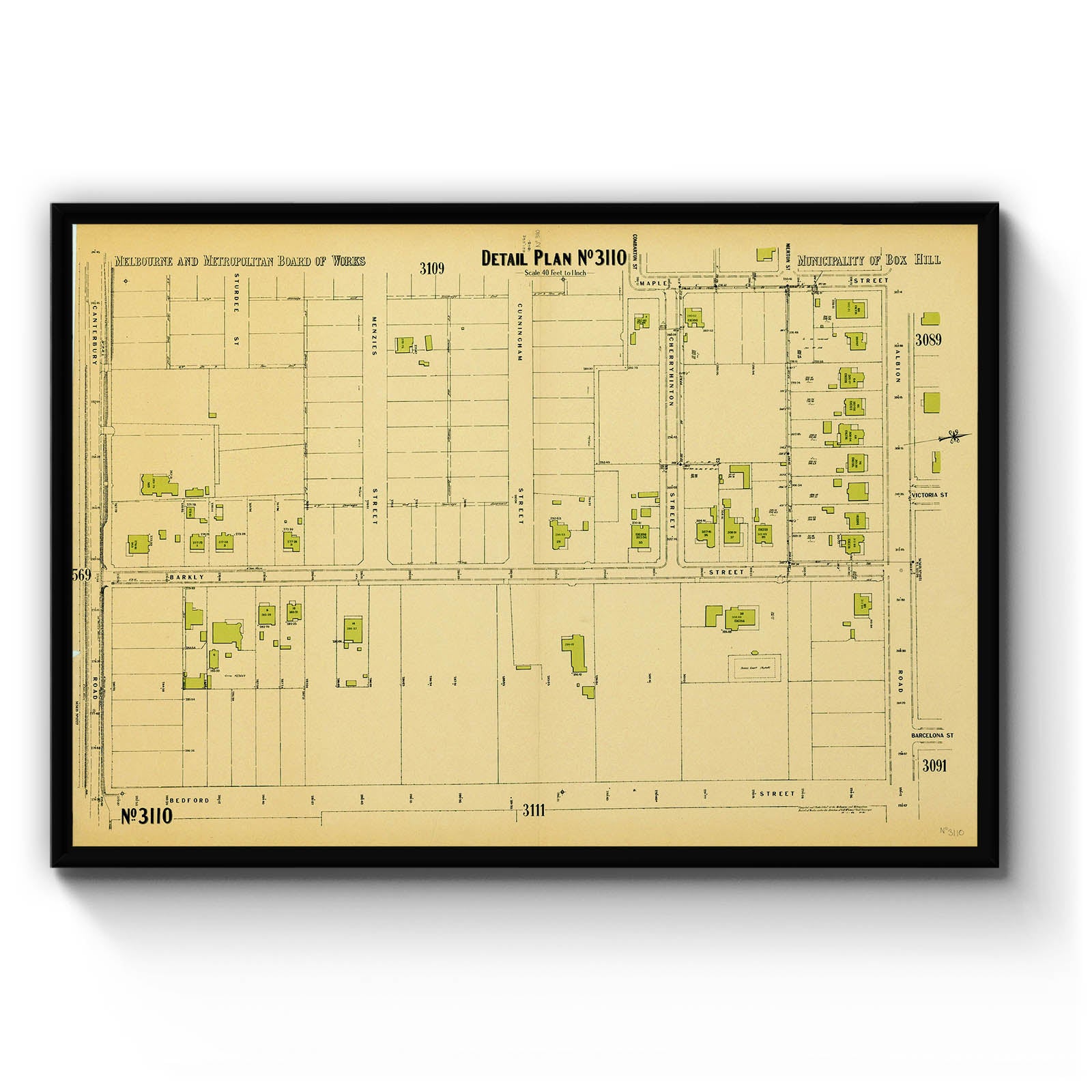 Box Hill, Victoria Australia Vintage Map #99 (1946) – Vintage Maps