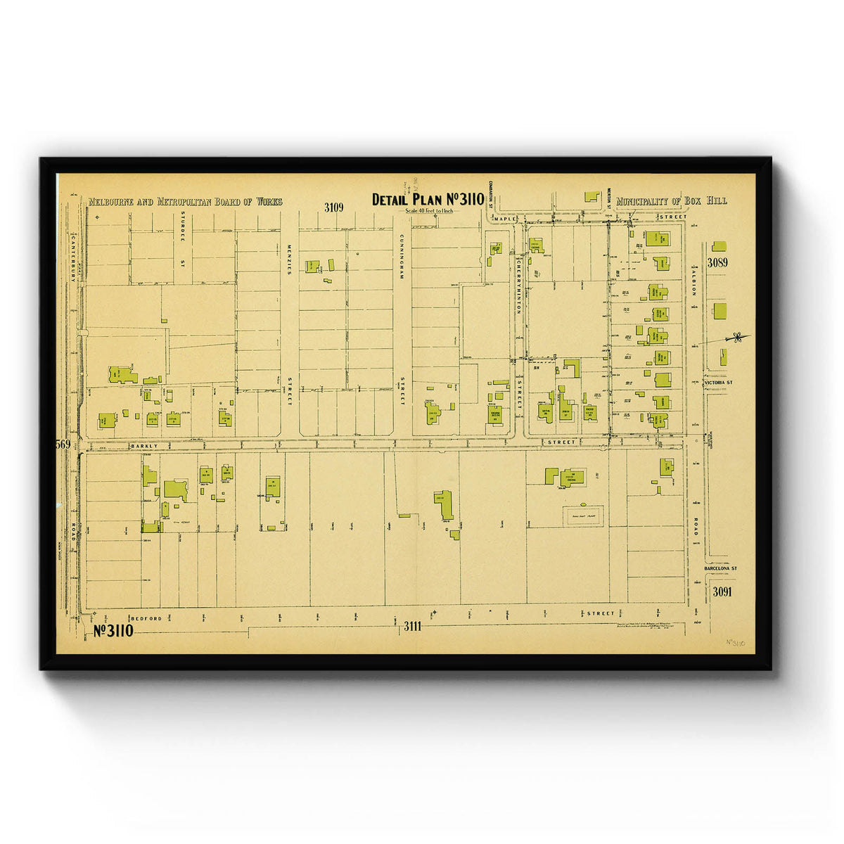 Box Hill, Victoria Australia Vintage Map #99 (1946) – Vintage Maps