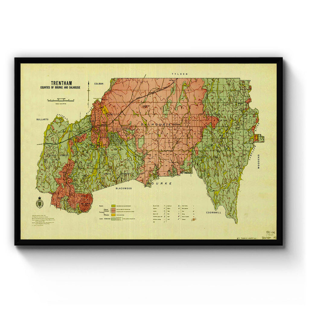 Trentham, Victoria Vintage Maps