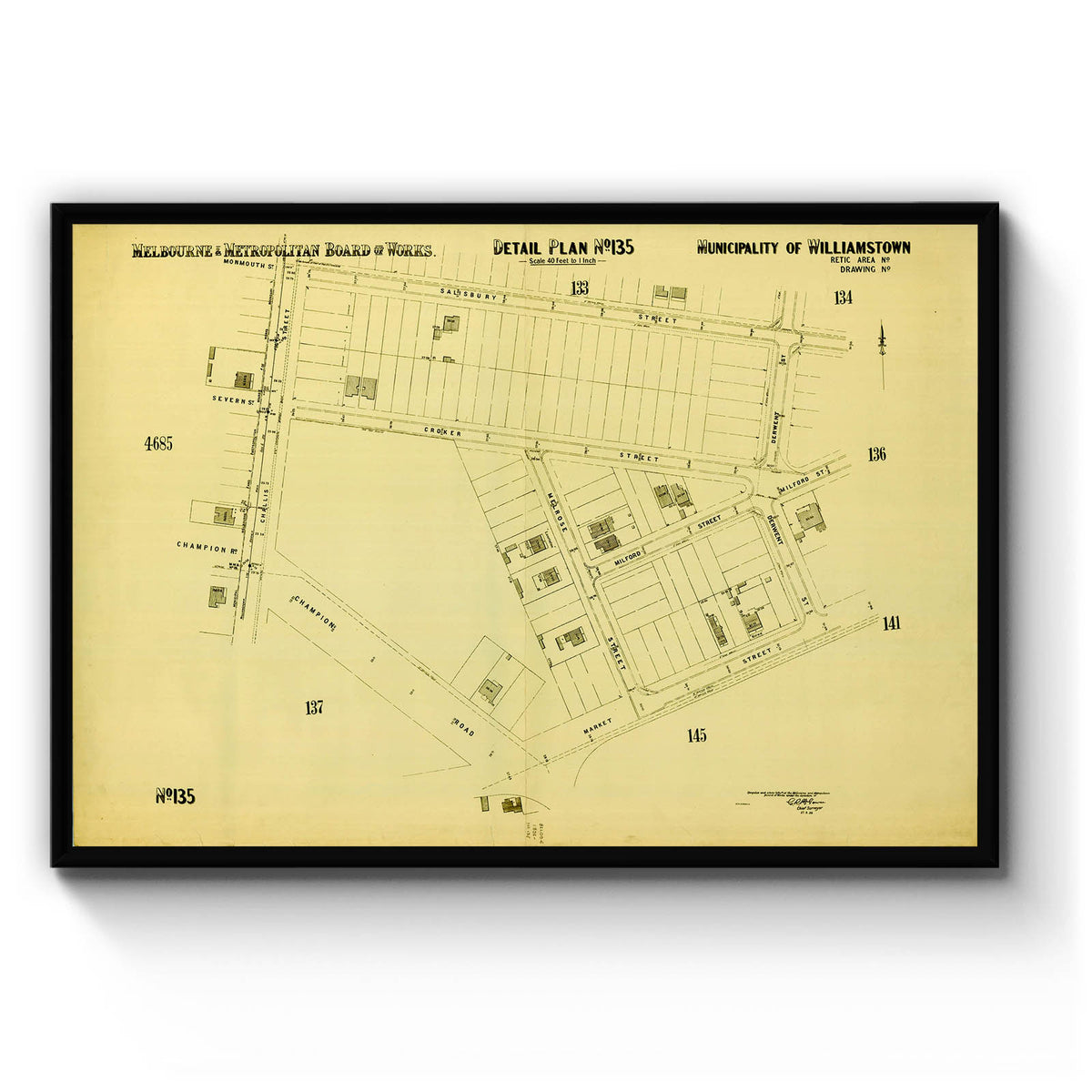 Williamstown, Victoria Australia Vintage Map #67 (1938) – Vintage Maps