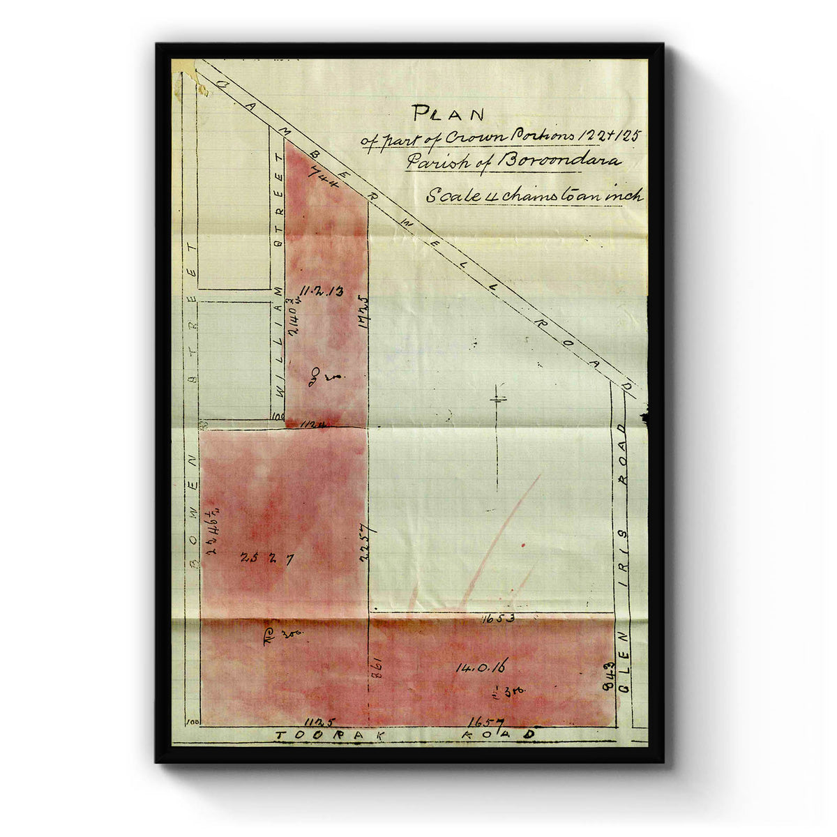 Boroondara, Victoria Australia Vintage Map #10 (18--?) – Vintage Maps