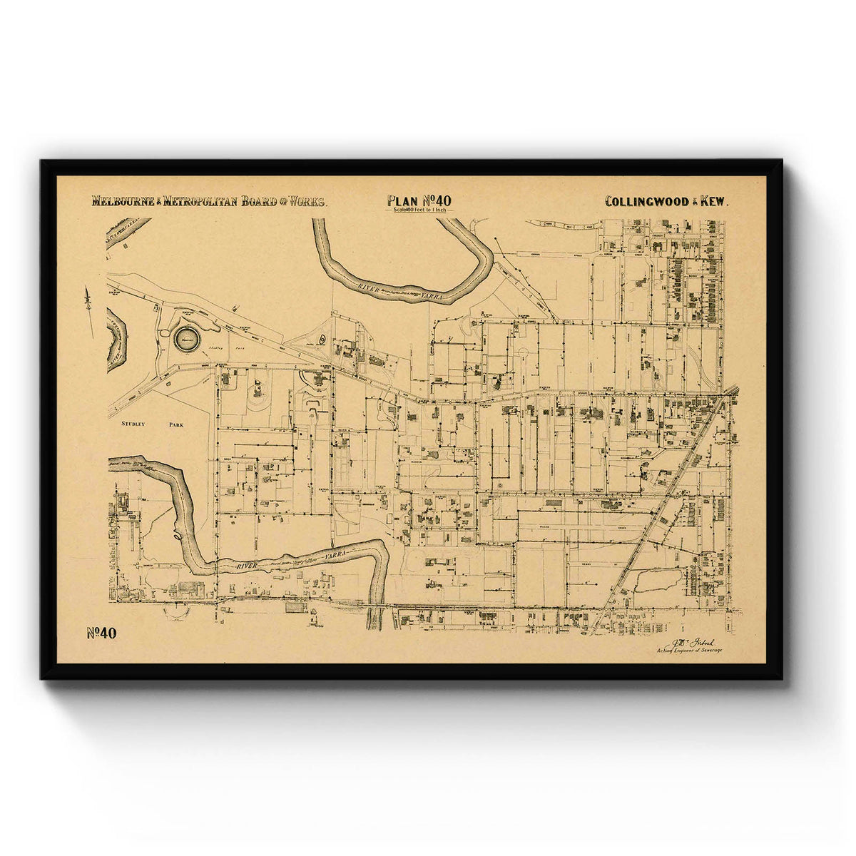 Kew, Victoria Australia Vintage Map #2 (1933?) – Vintage Maps
