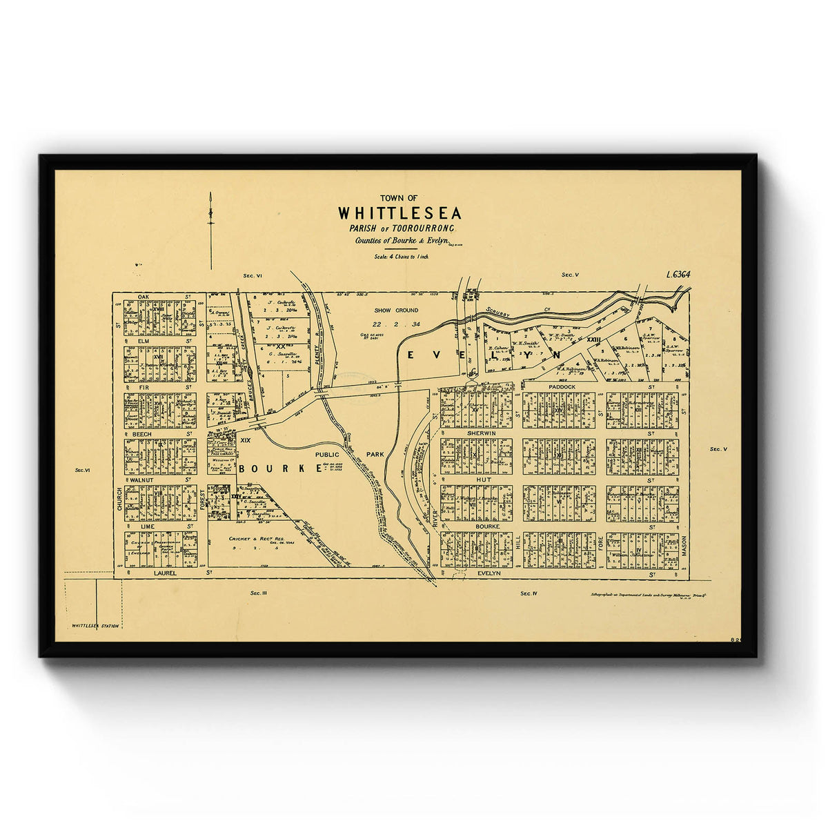 Whittlesea, Victoria Australia Vintage Map #8 (1927) – Vintage Maps