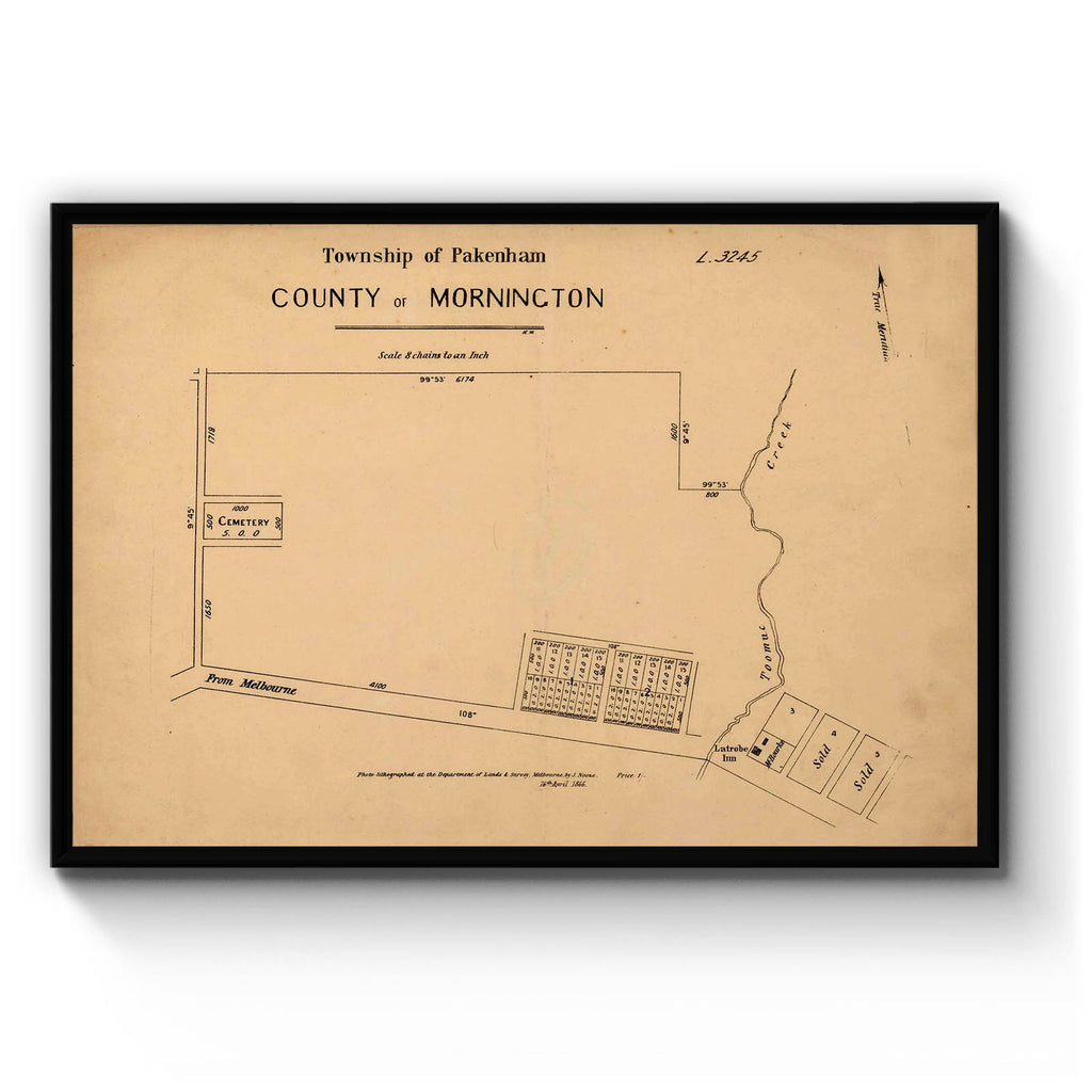 Pakenham, Victoria Vintage Maps