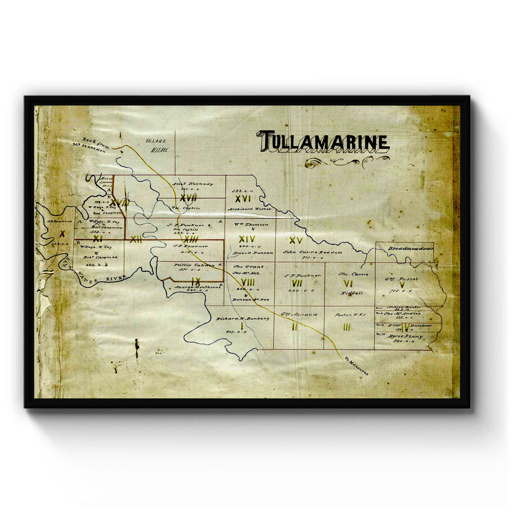 Bulla, Victoria Vintage Maps