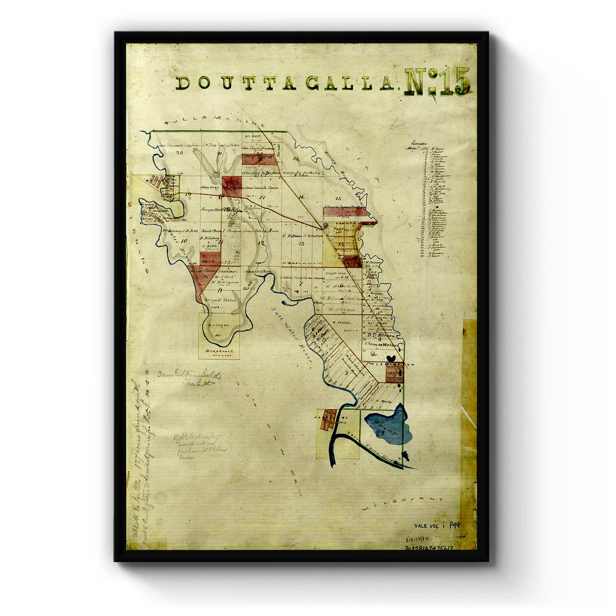 Essendon, Victoria Australia Vintage Map #28 (185-?) – Vintage Maps