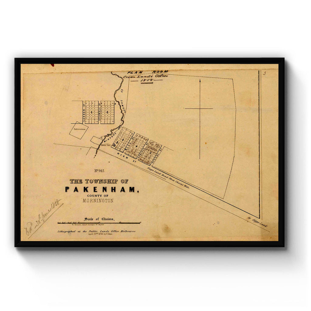 Pakenham, Victoria Vintage Maps