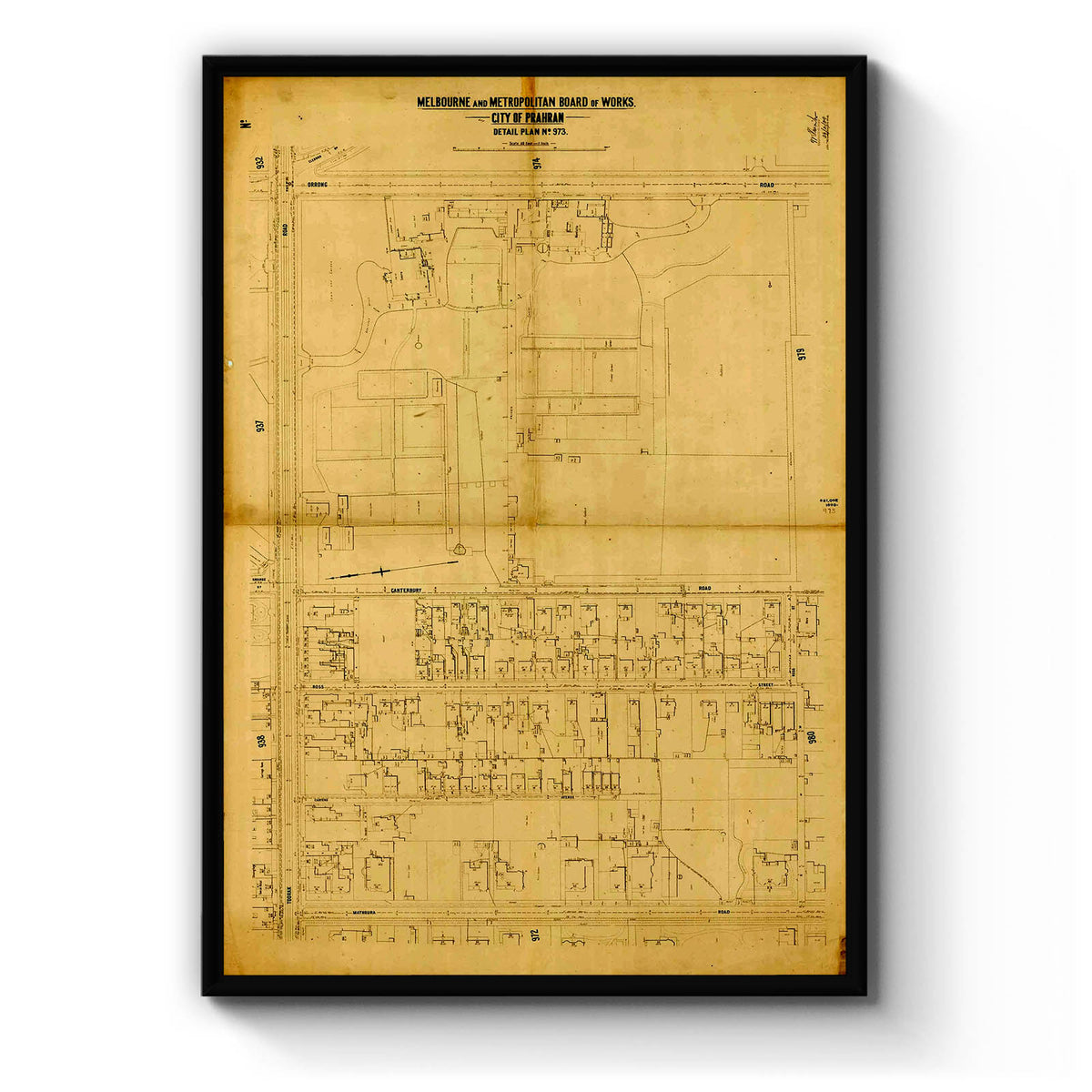 Toorak, Victoria Australia Vintage Map #23 (1899) – Vintage Maps