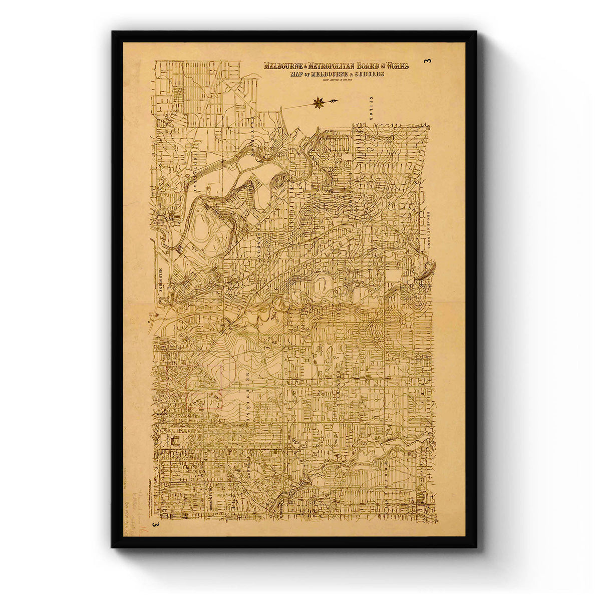Collingwood, Victoria Australia Vintage Map #6 (1942) – Vintage Maps