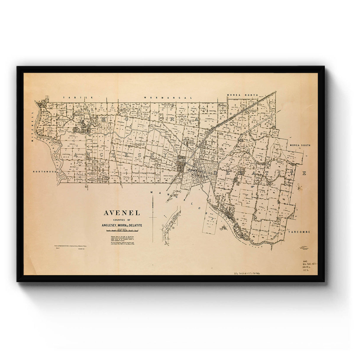 Avenel, Victoria Australia Vintage Map #5 (1952) – Vintage Maps