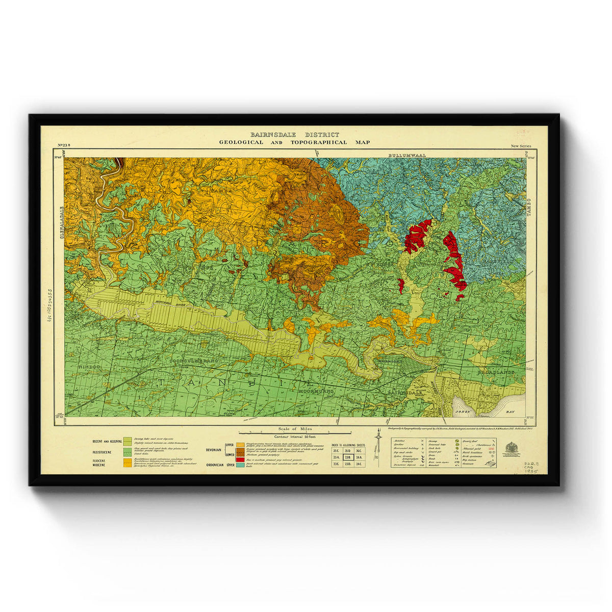 Bairnsdale, Victoria Australia Vintage Map #10 (1942) – Vintage Maps
