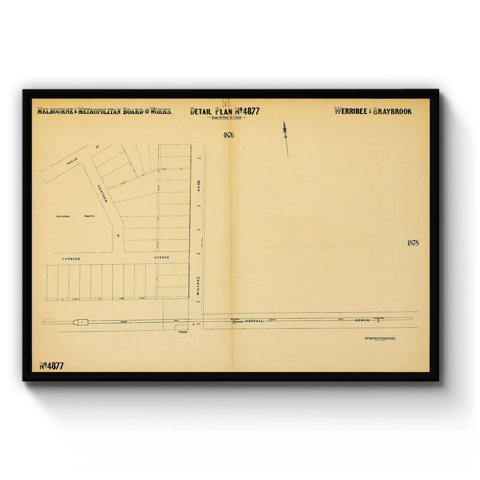 Braybrook, Victoria Australia Vintage Map #22 (1942) – Vintage Maps