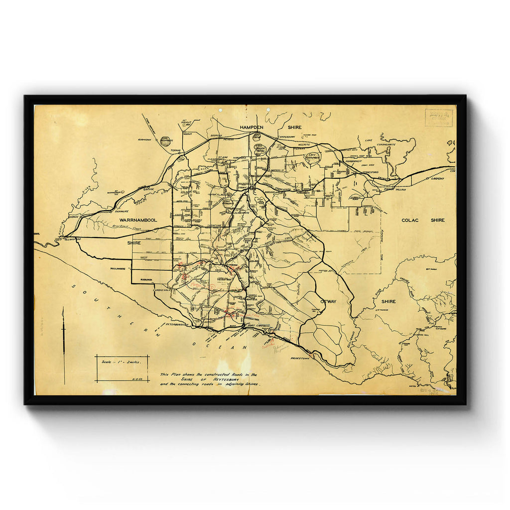 Panmure, Victoria Vintage Maps