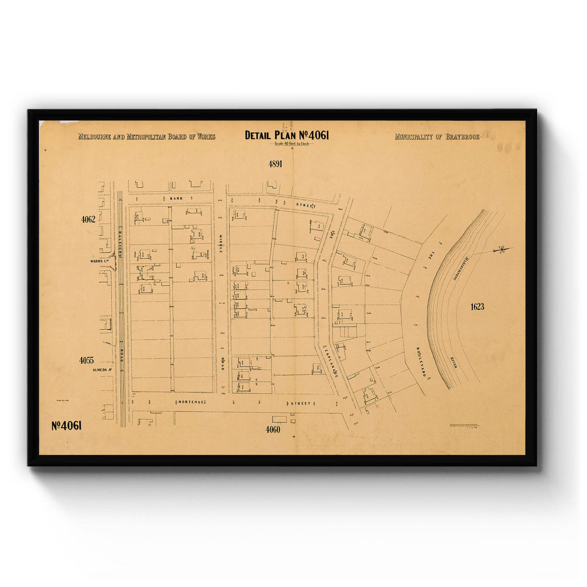 Maribyrnong, Victoria Australia Vintage Map #7 (1946) – Vintage Maps