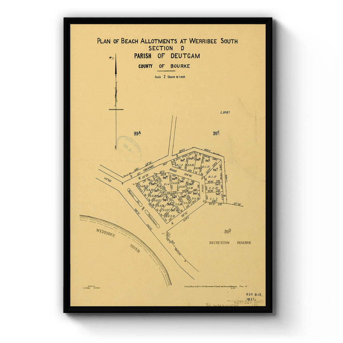 Werribee, Victoria Australia Vintage Map #13 (1931) – Vintage Maps