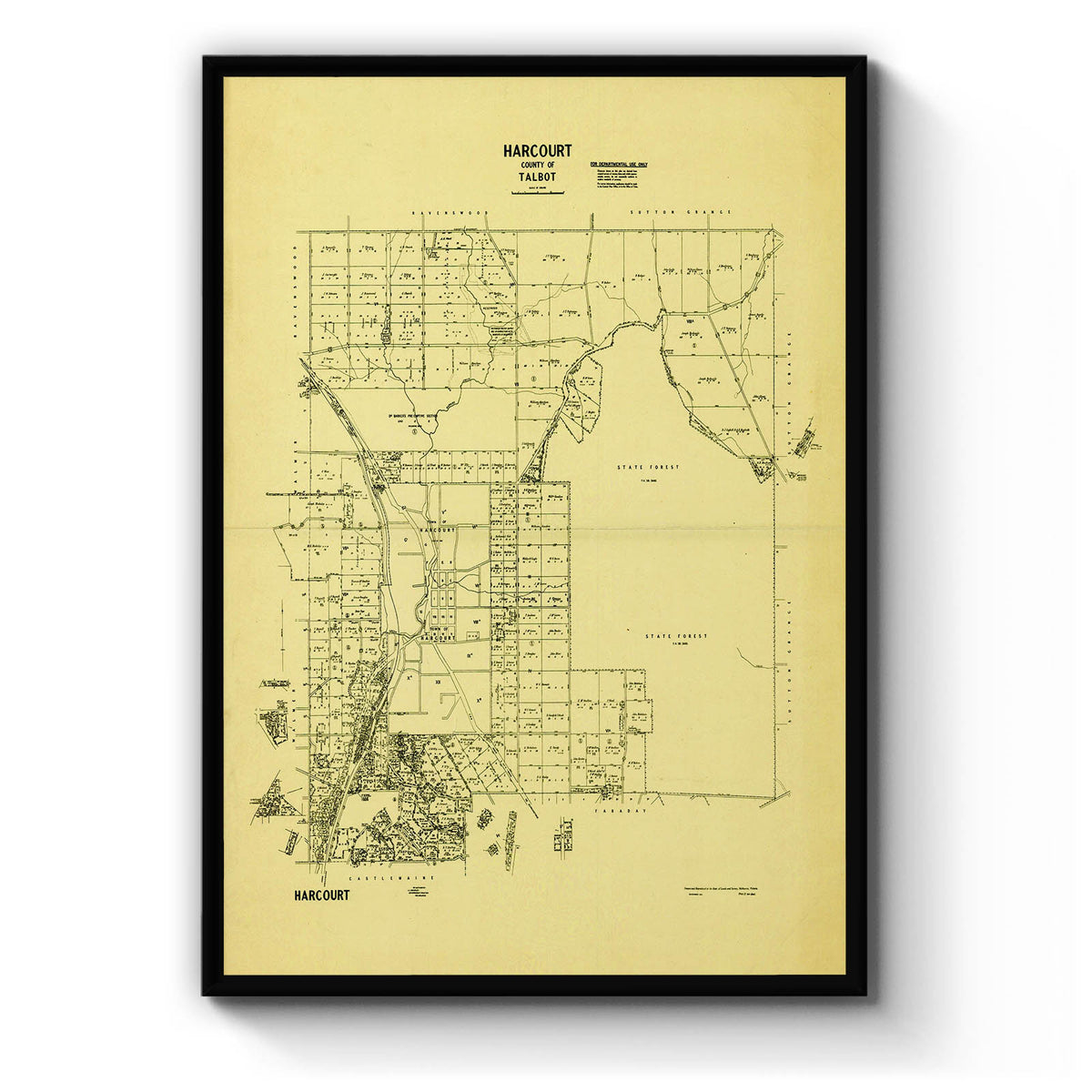 Harcourt, Victoria Australia Vintage Map #9 (1951) – Vintage Maps