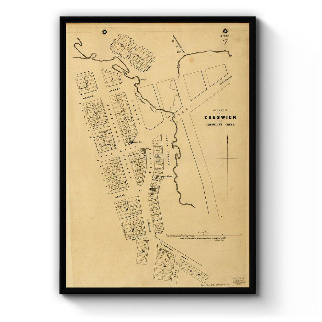 Creswick, Victoria Vintage Maps